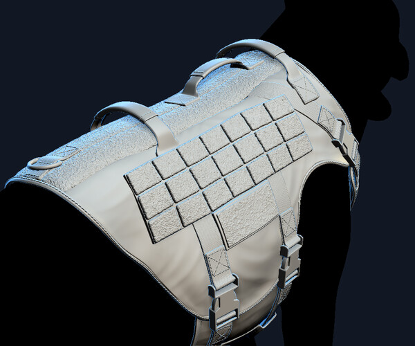 ArtStation - Dog vest | Resources