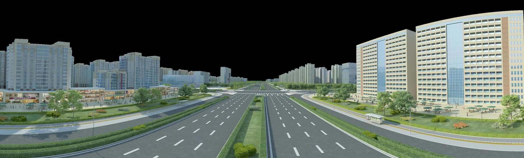 ArtStation - Urban Planning - Large Community Road 02 | Resources