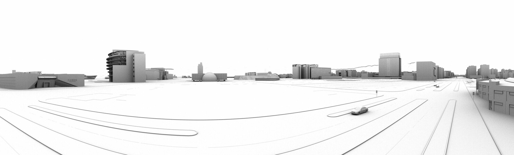 ArtStation - Urban Planning - Factory Business District | Resources