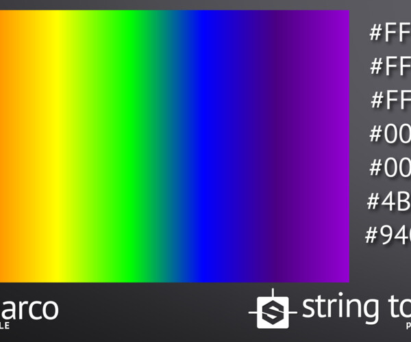 ArtStation - MV String to Color - Pattern Generator (Free) | Resources