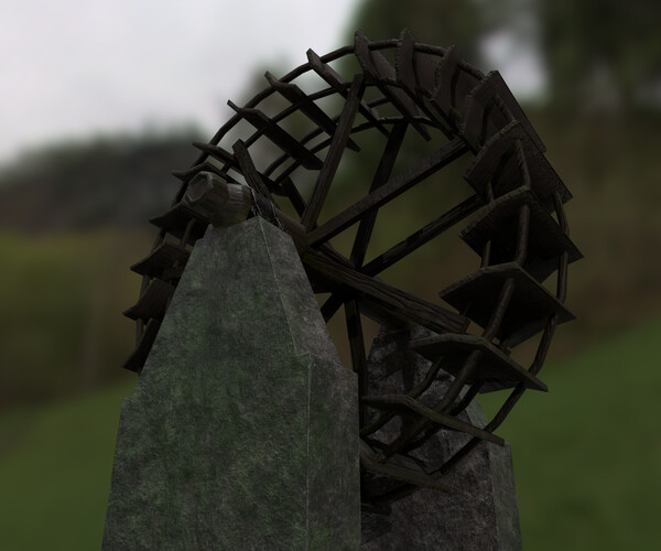 ArtStation - Watermill | Game Assets