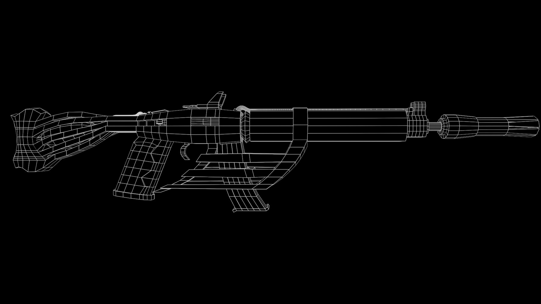 ArtStation - Scifi Gun ww1A | Game Assets