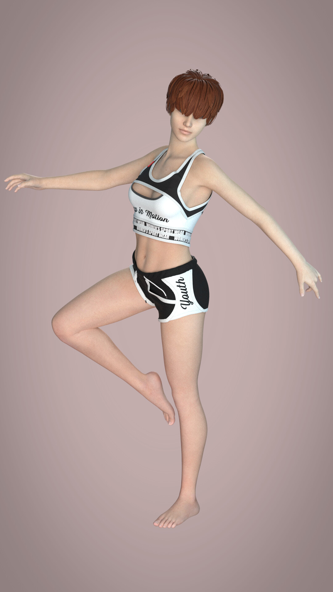 ArtStation - Womens Sport Wear | Game Assets