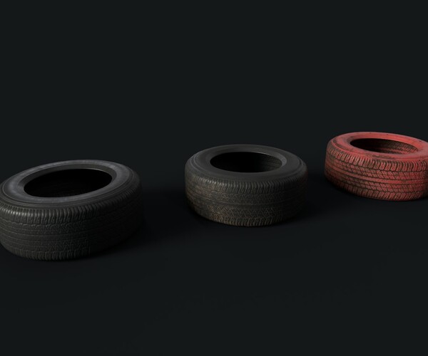 ArtStation - Game Ready Tires Pack | Game Assets