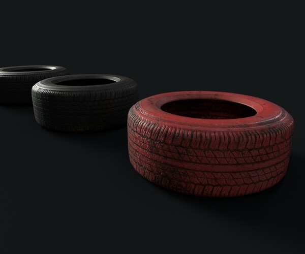 ArtStation - Game Ready Tires Pack | Game Assets