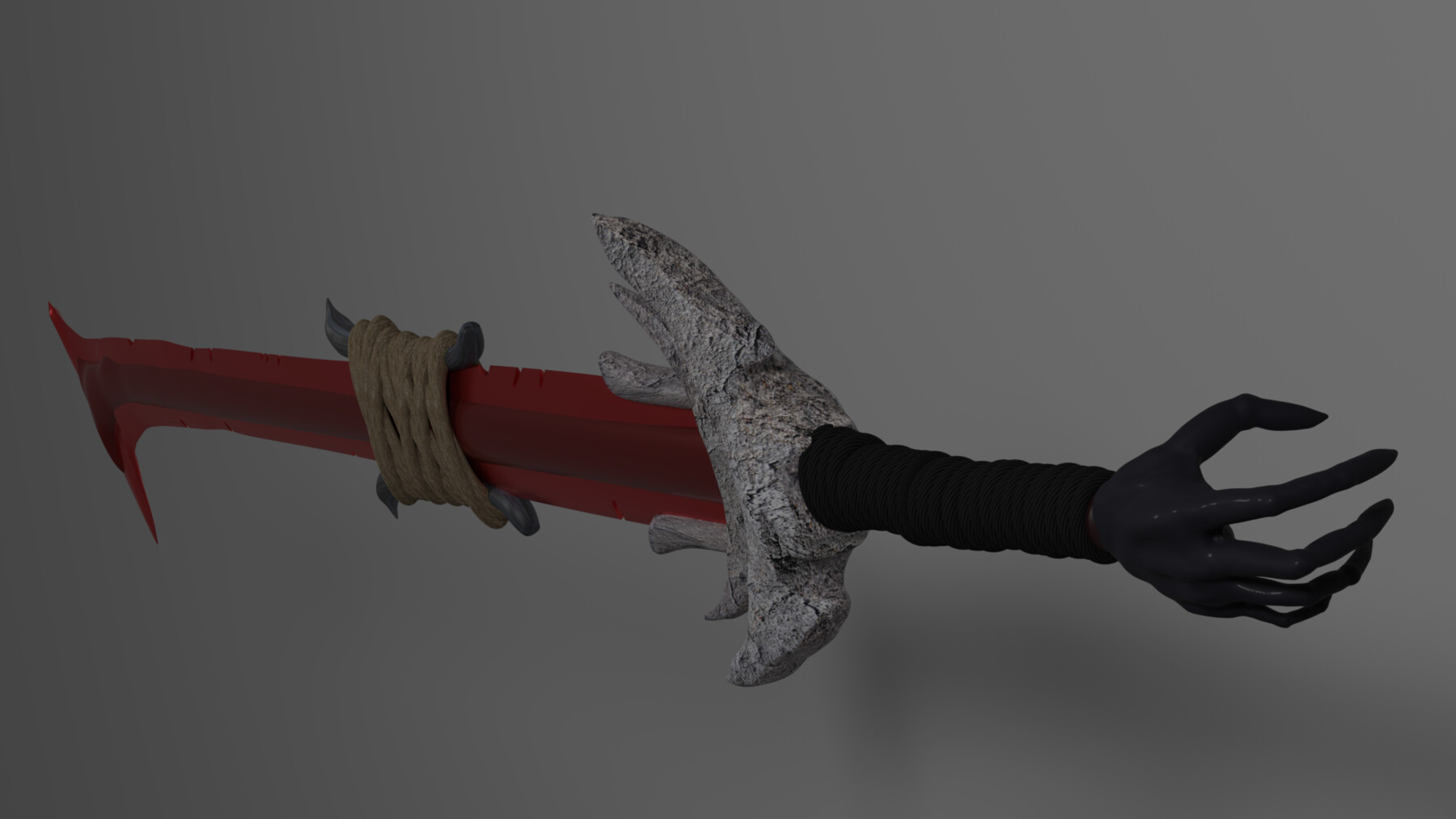 ArtStation - Red Sword in Blender | Game Assets