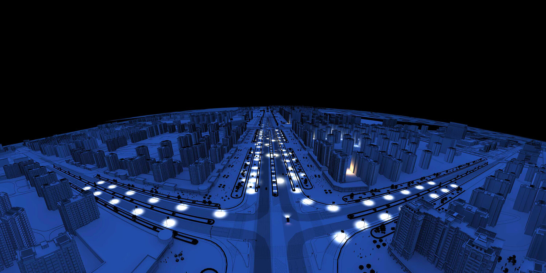 ArtStation - Urban Planning - Night Scene 03 | Resources