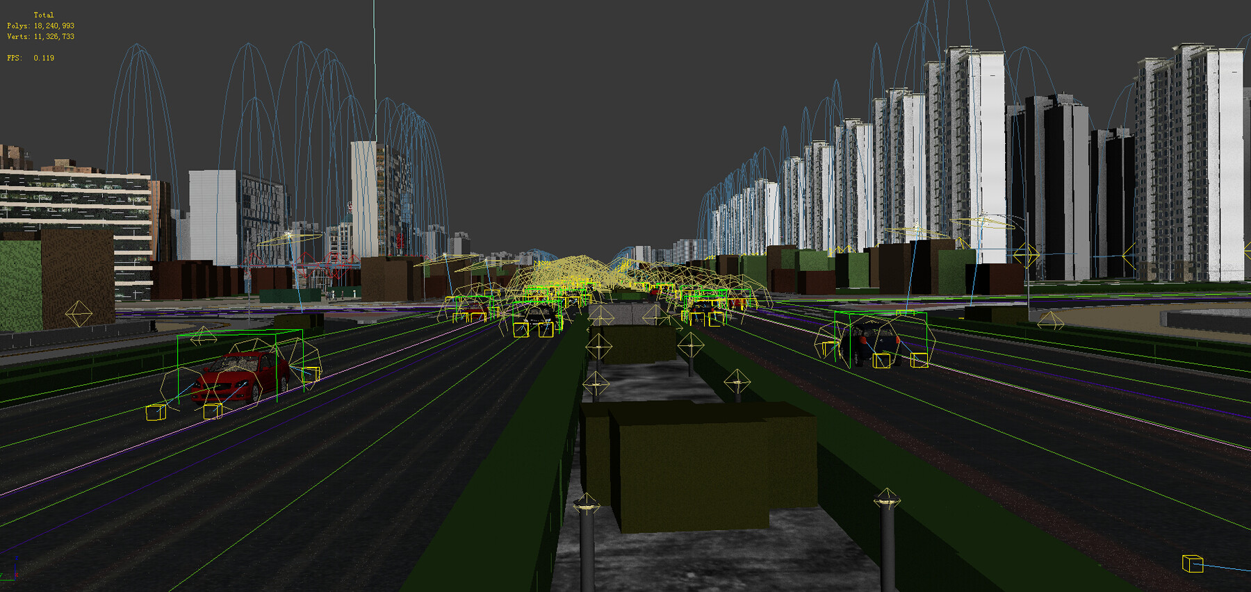 ArtStation - Urban Planning - Night Scene 03 | Resources