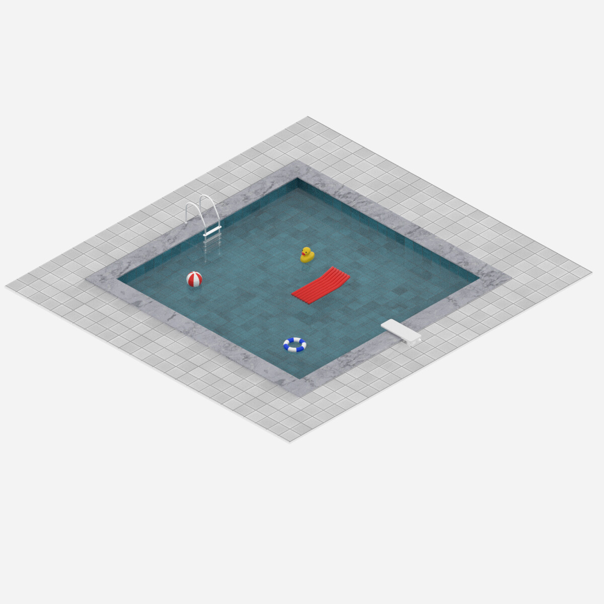 ArtStation - Swimming Pool 3D model | Resources