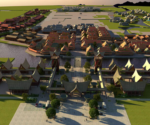 ArtStation - City - Indian Style Building 09 | Resources
