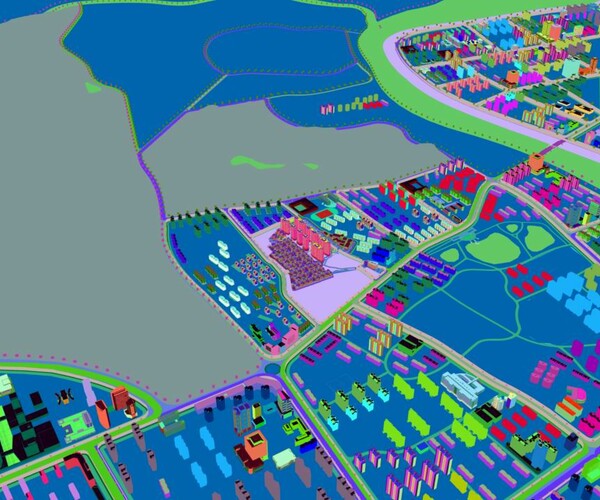 ArtStation - Large residential area 06 | Resources