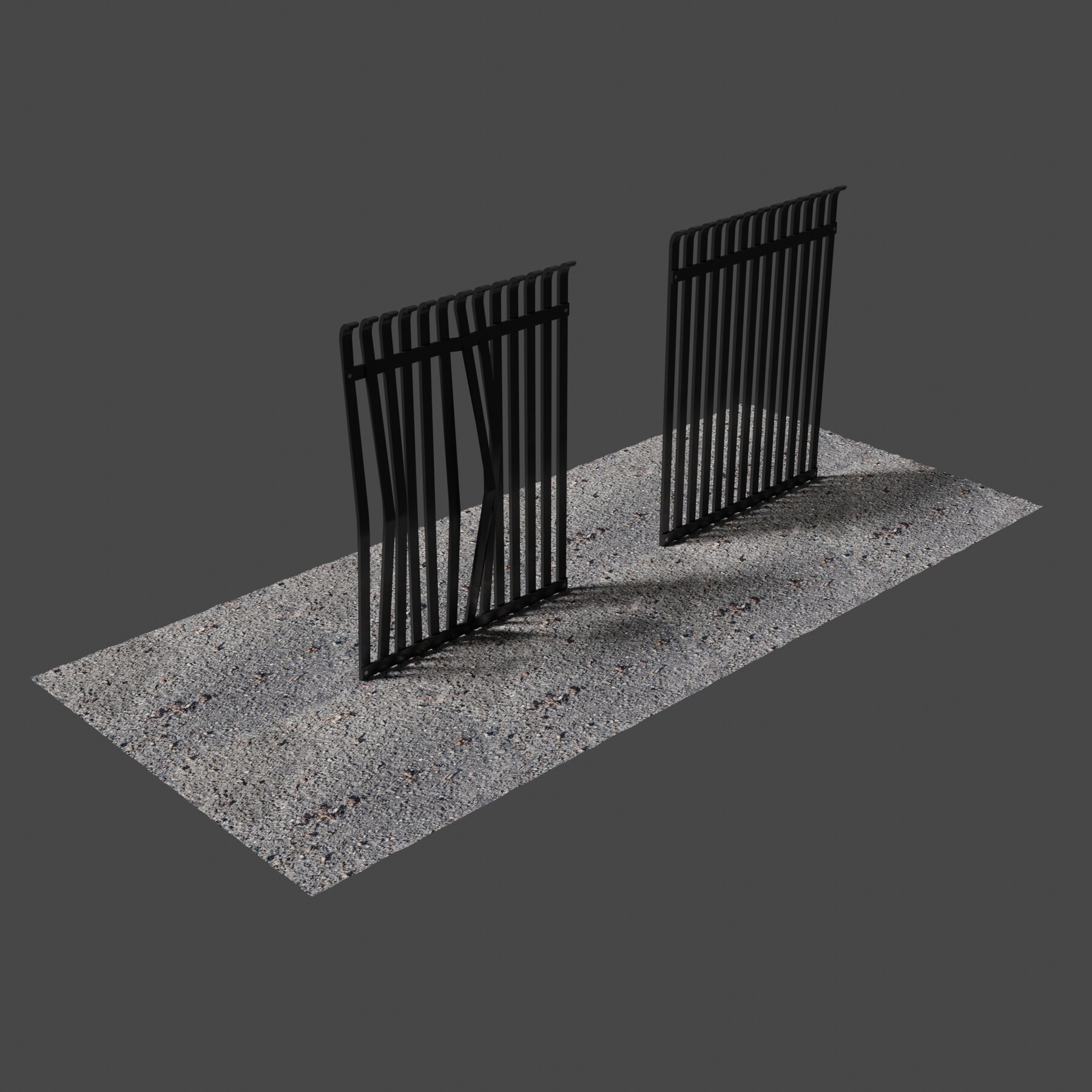 ArtStation - Fence 7 - 3D-Model | Game Assets
