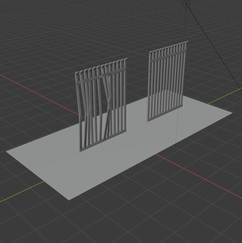 ArtStation - Fence 7 - 3D-Model | Game Assets