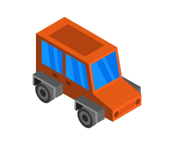 ArtStation - Isometric car | Artworks