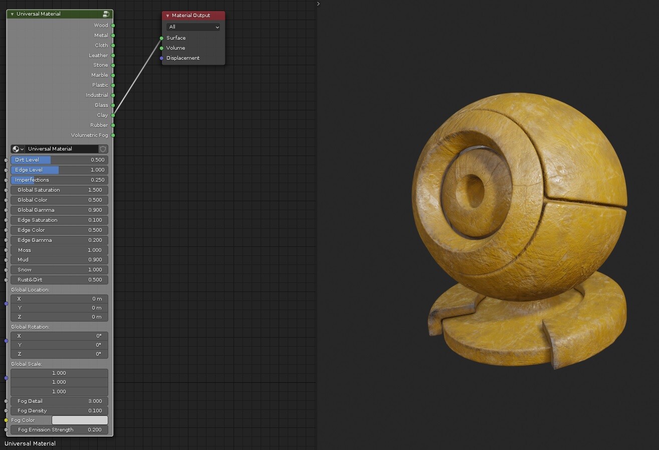 ArtStation - Universal Material Generator Pro for Blender 3D | Resources