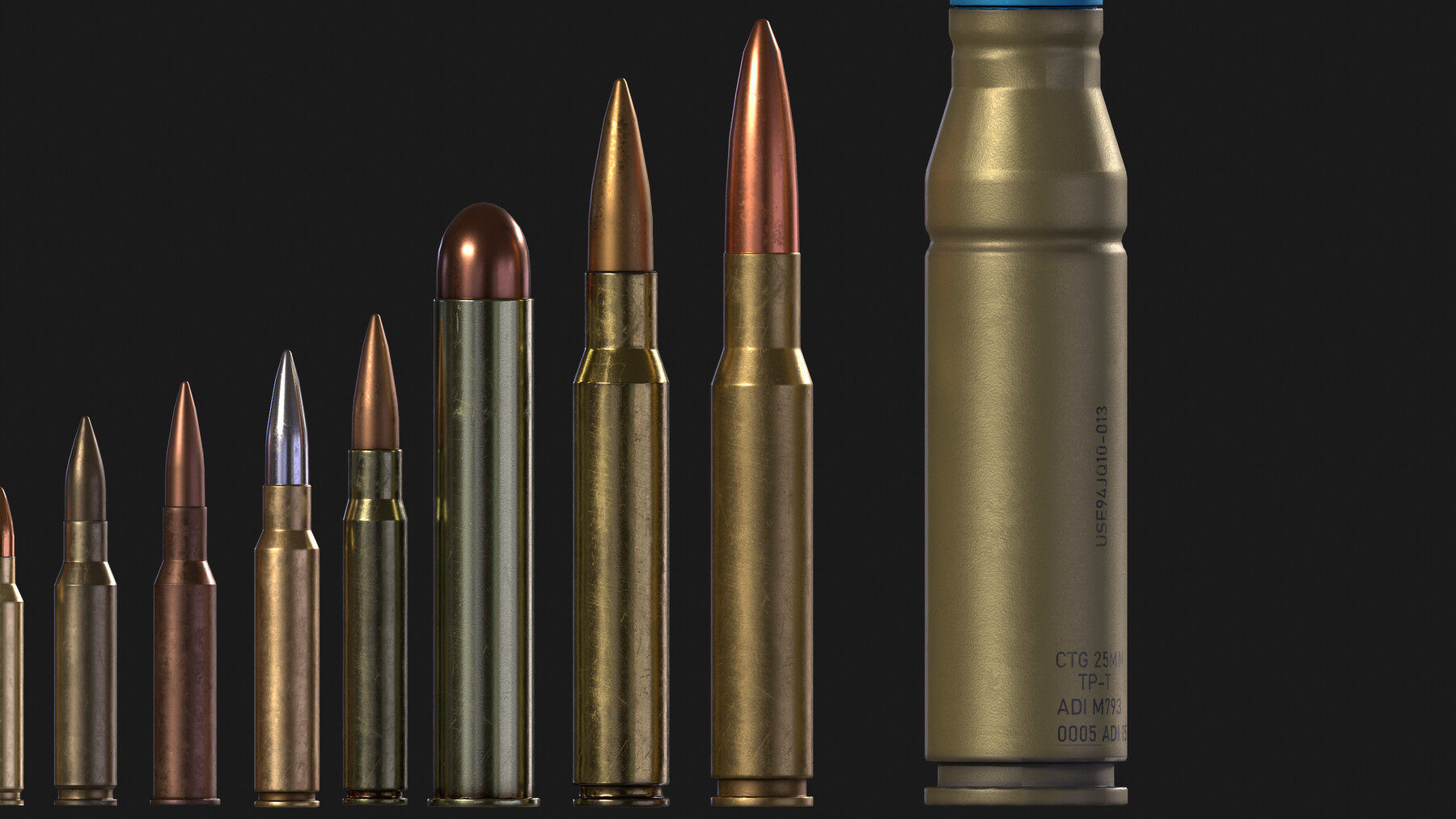 ArtStation - Bullet Pack 1 | Game Assets