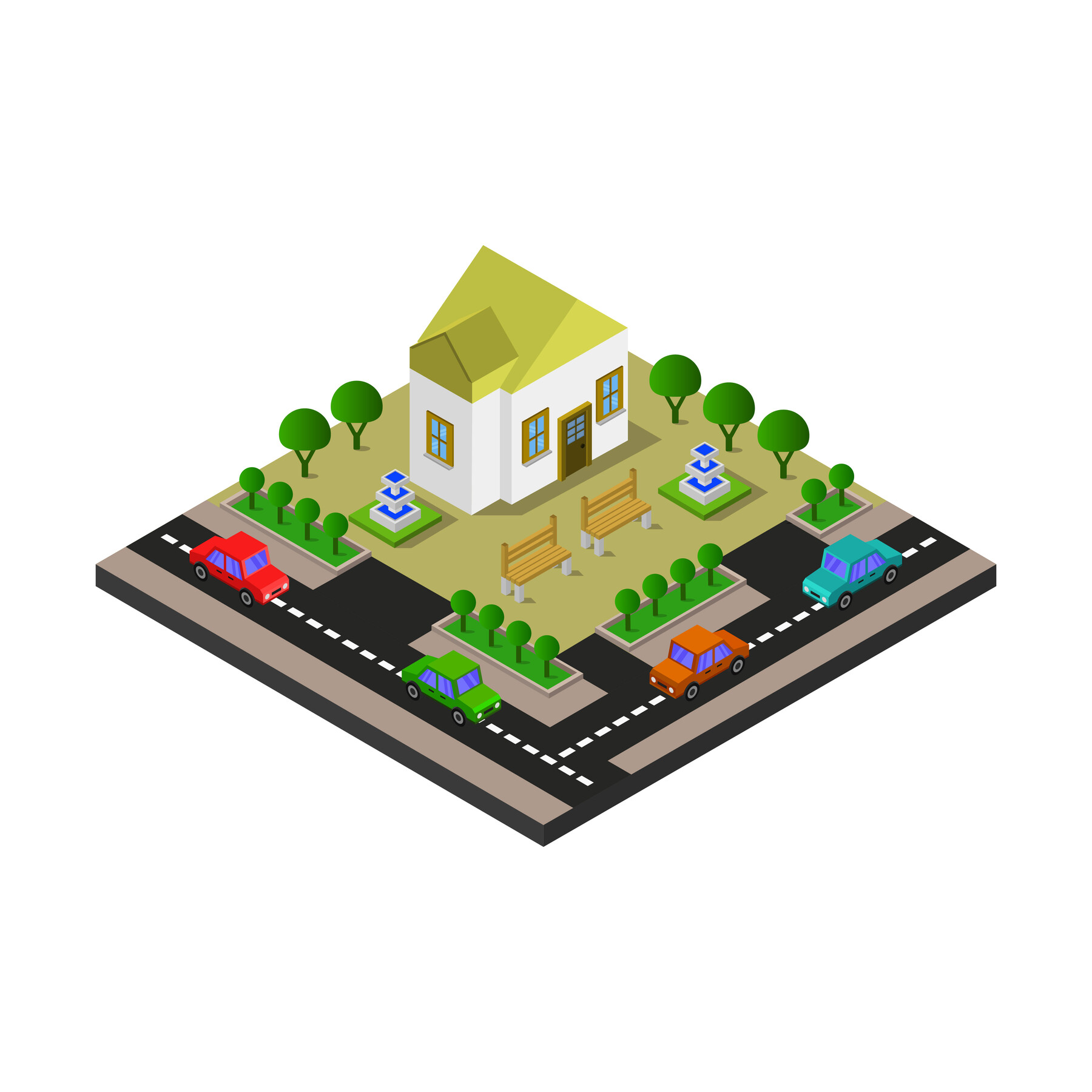 ArtStation - Isometric house | Artworks