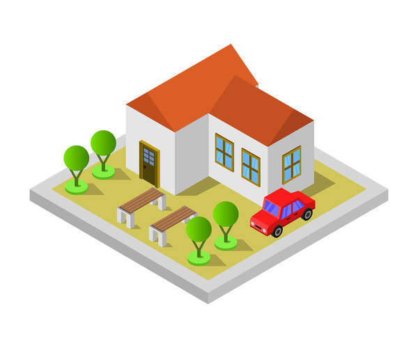 ArtStation - Isometric house | Artworks