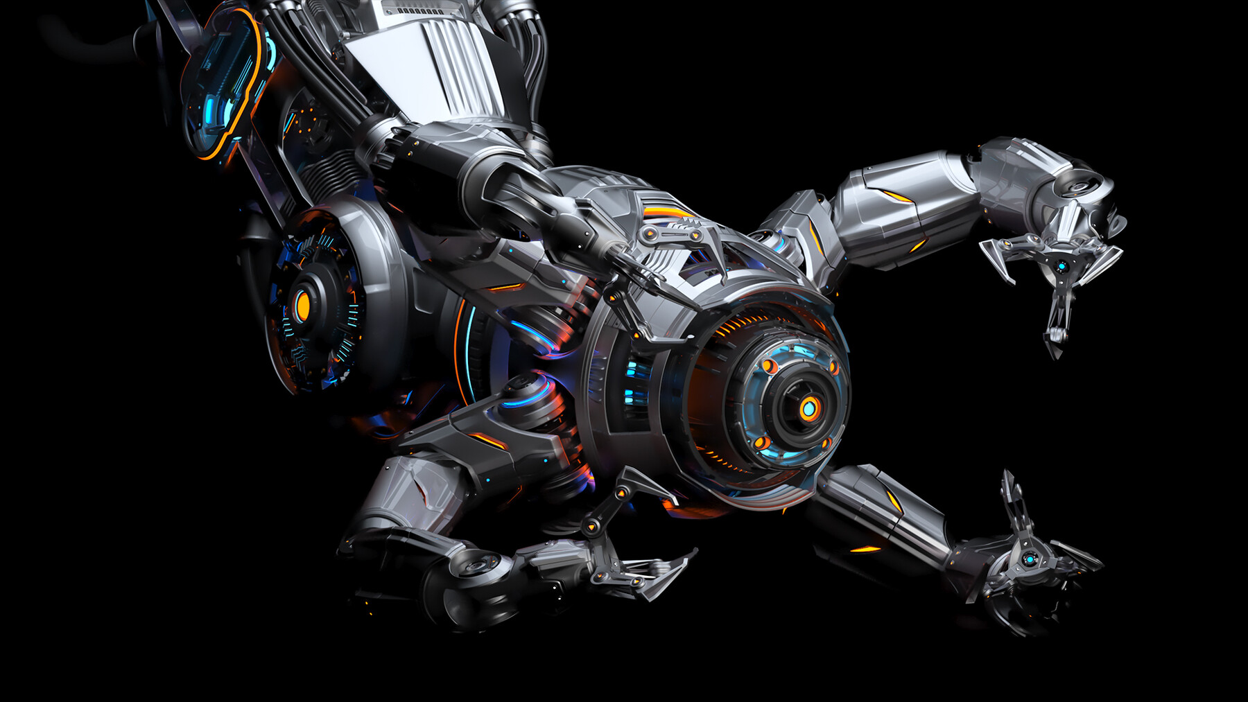 ArtStation - Assembly Robot 2 Rigged And Animated 3D MODEL | Resources