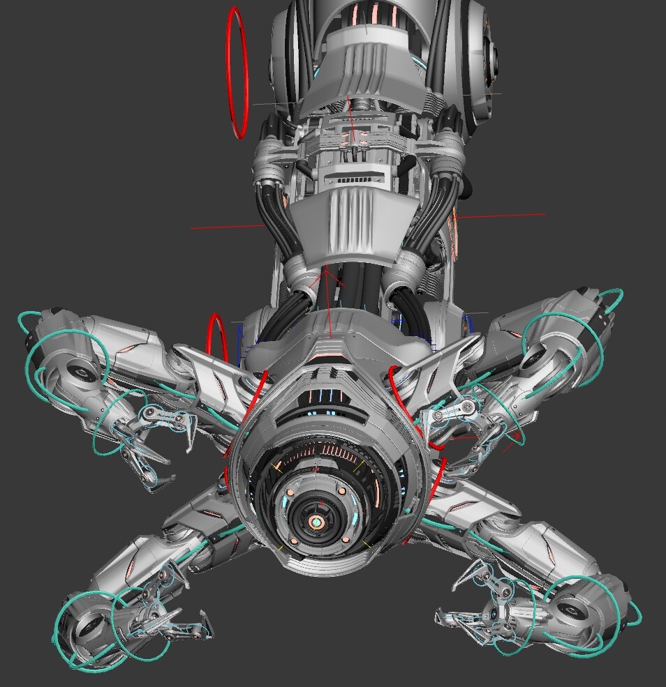 ArtStation - Assembly Robot 2 Rigged And Animated 3D MODEL | Resources