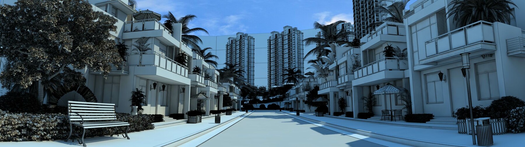 ArtStation - High-end residential community villa | Resources