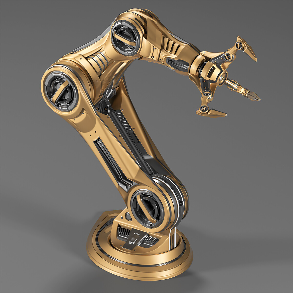ArtStation - Robotic Arm Rigged 3d Model | Resources