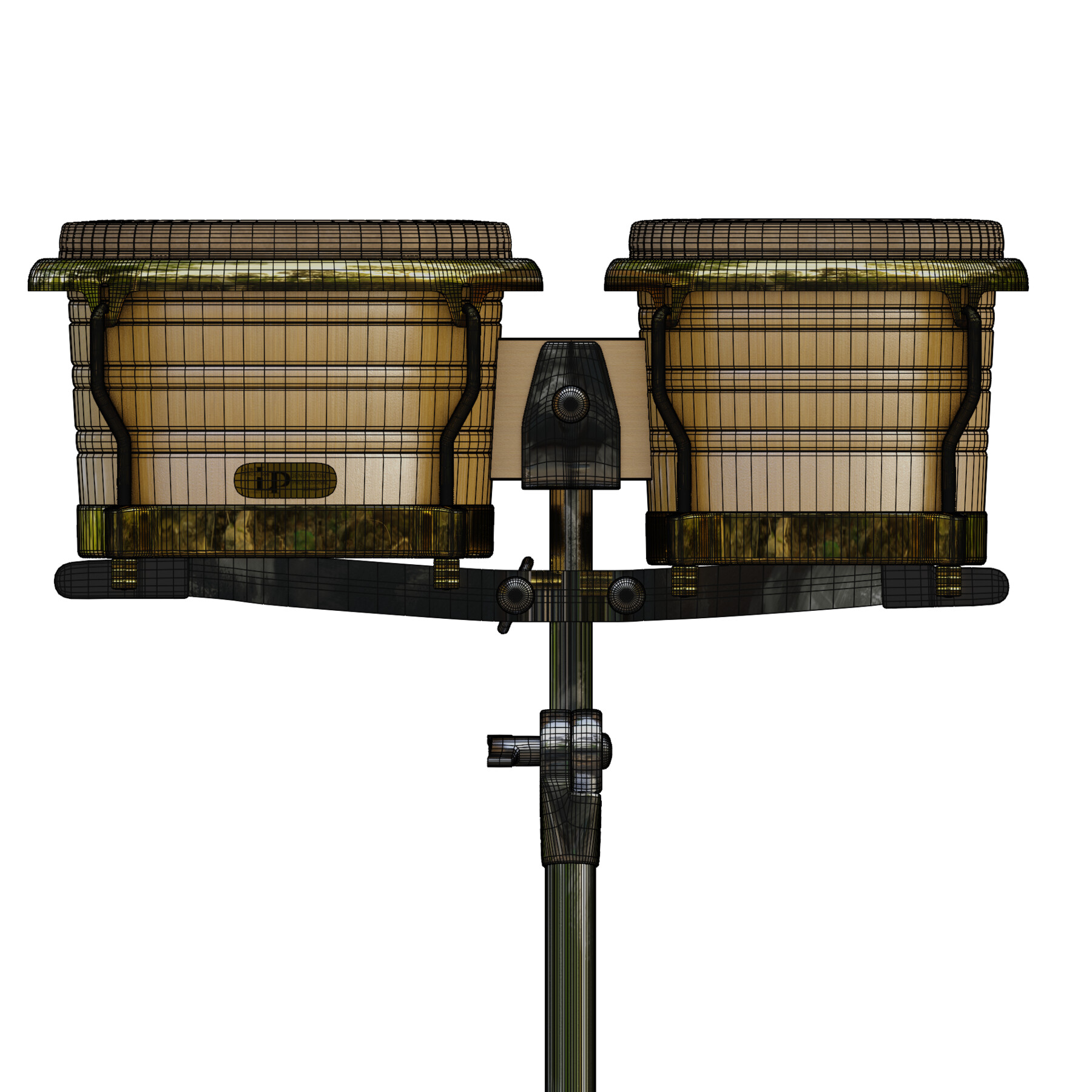 ArtStation - Bongos percussion high-poly PBR 3D model | Resources