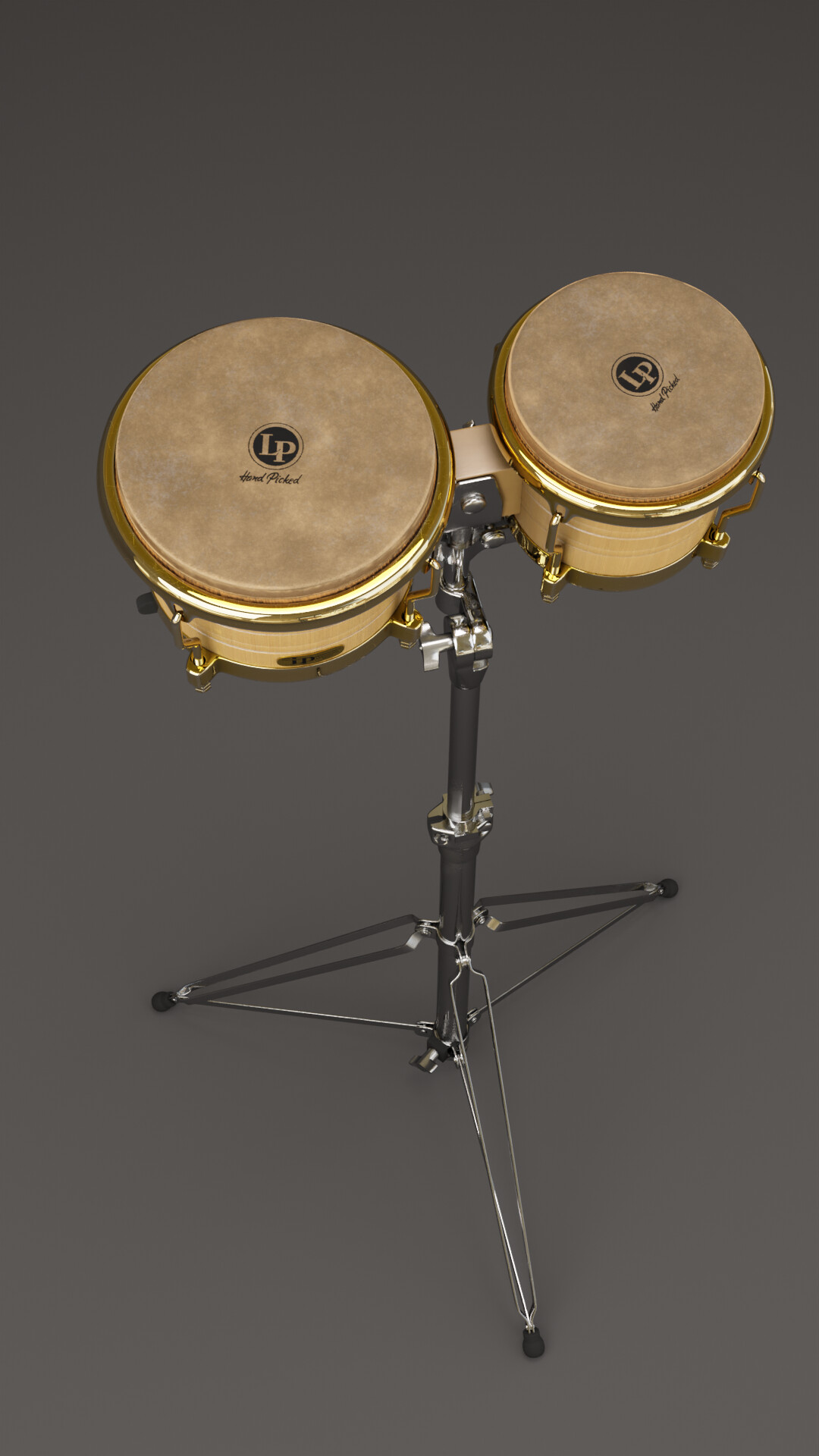 ArtStation - Bongos percussion high-poly PBR 3D model | Resources
