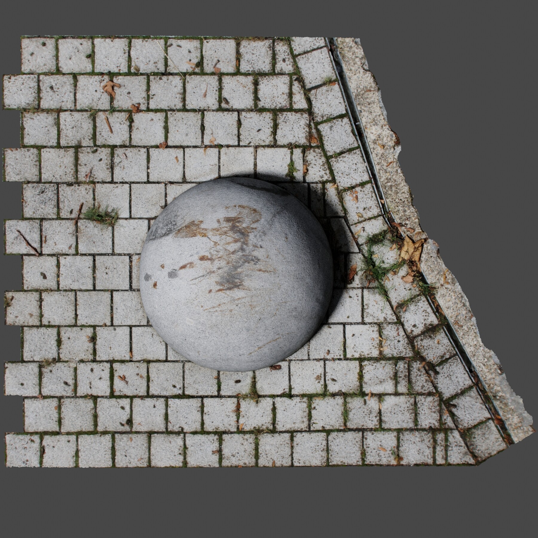 ArtStation - Concrete Ball - Photoscan | Game Assets
