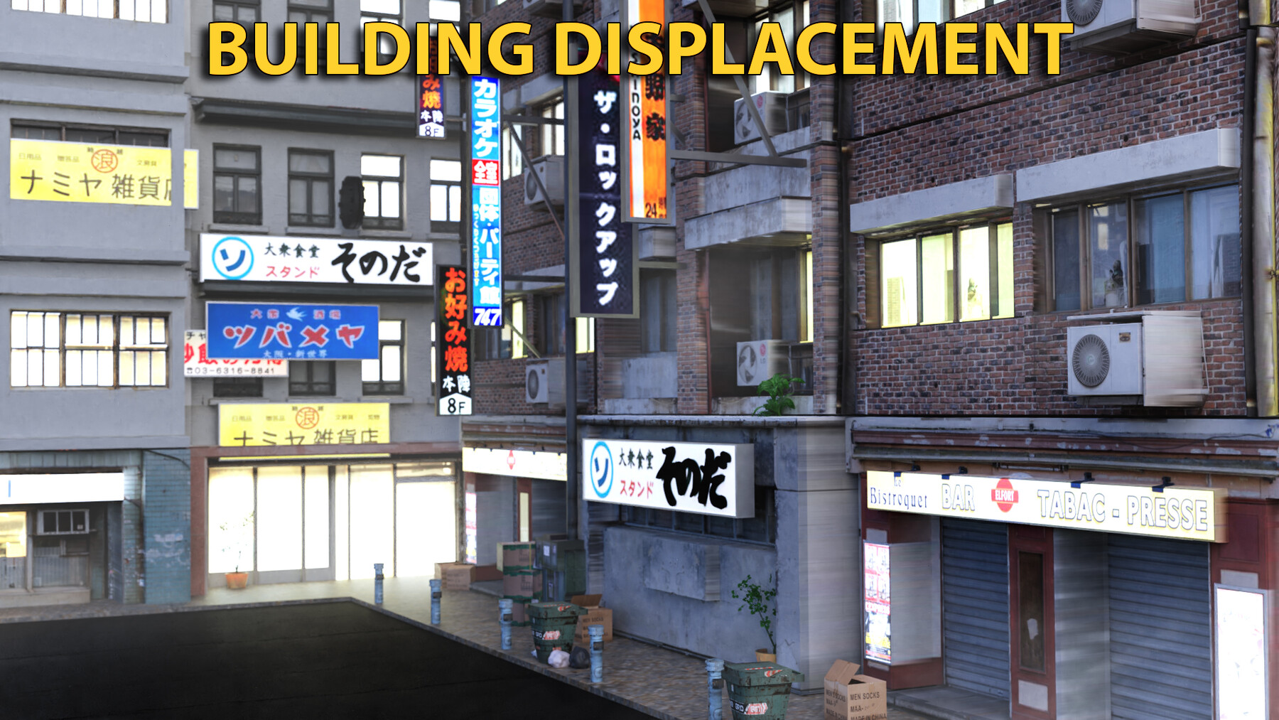 ArtStation - Building Displacement | Game Assets