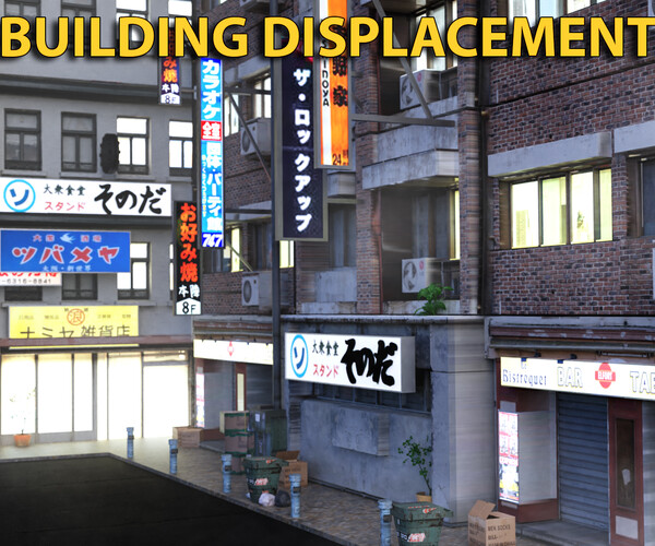 ArtStation - Building Displacement | Game Assets