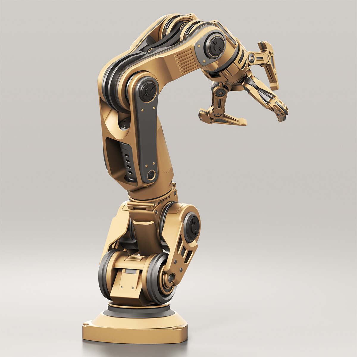 ArtStation - Robotic Arm 2 Rigged 3d model | Resources