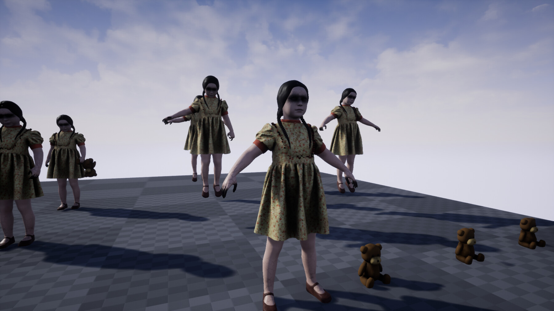 ArtStation - Horror Girl | Game Assets