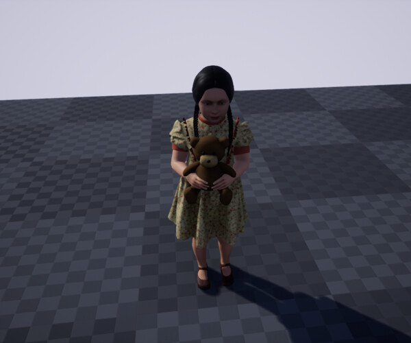 ArtStation - Horror Girl | Game Assets