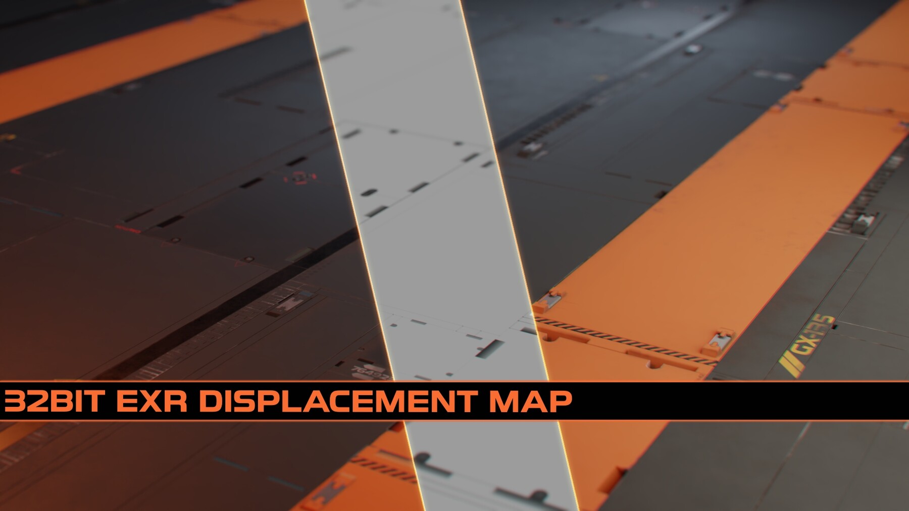 ArtStation - Sci fi Trim sheet texture 3 Variations | Resources