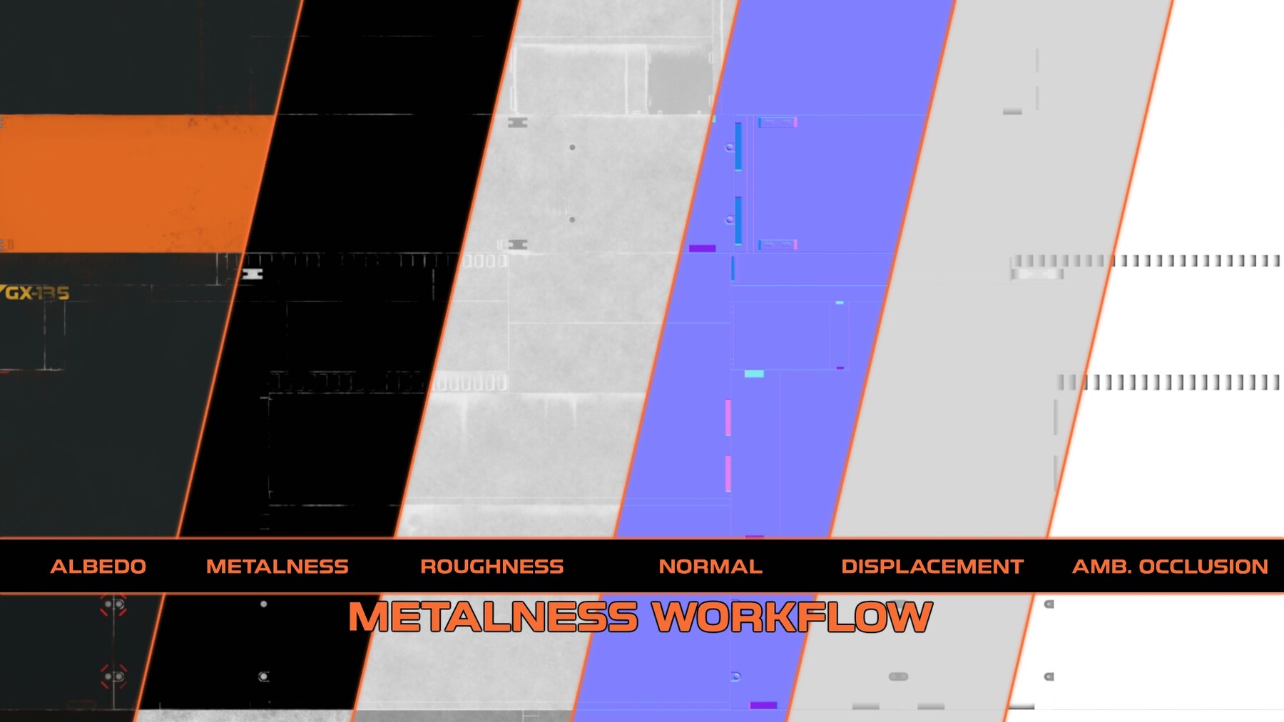 ArtStation - Sci fi Trim sheet texture 3 Variations | Resources