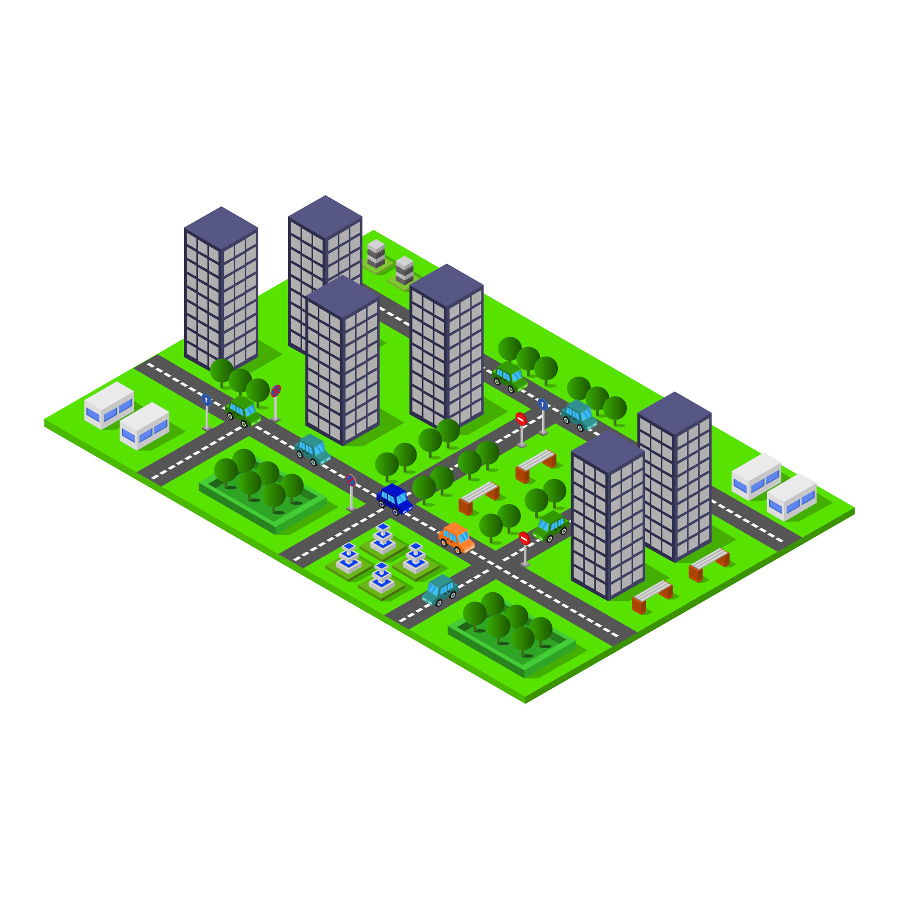 ArtStation - Isometric city | Artworks