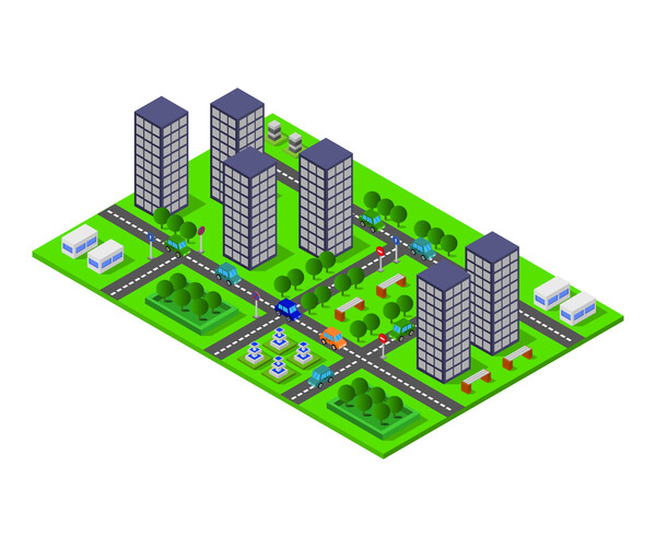 ArtStation - Isometric city | Artworks