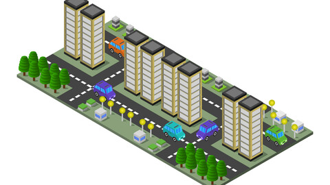 ArtStation - Isometric city | Artworks