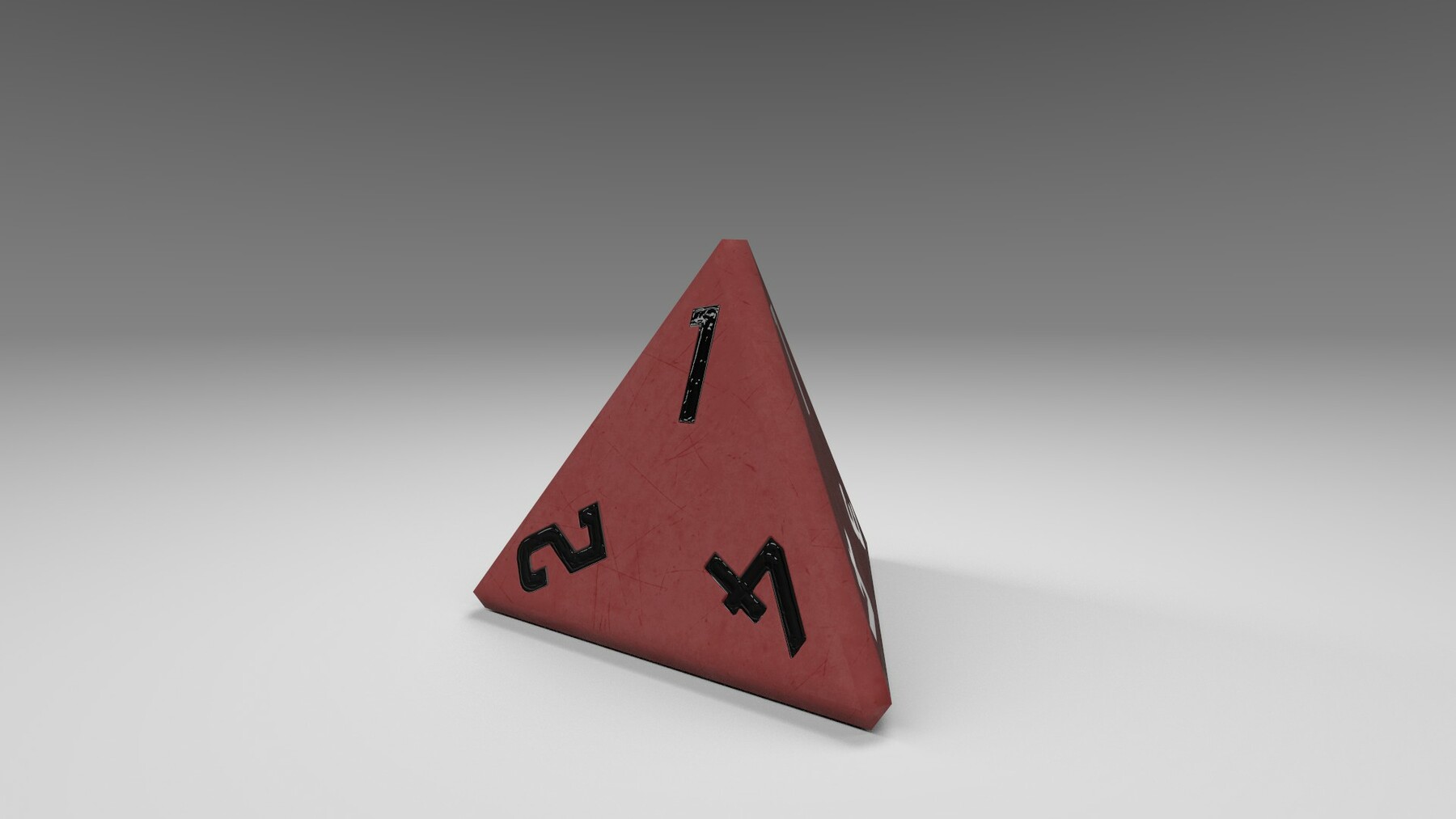 ArtStation - Dice d4 game ready PBR | Game Assets