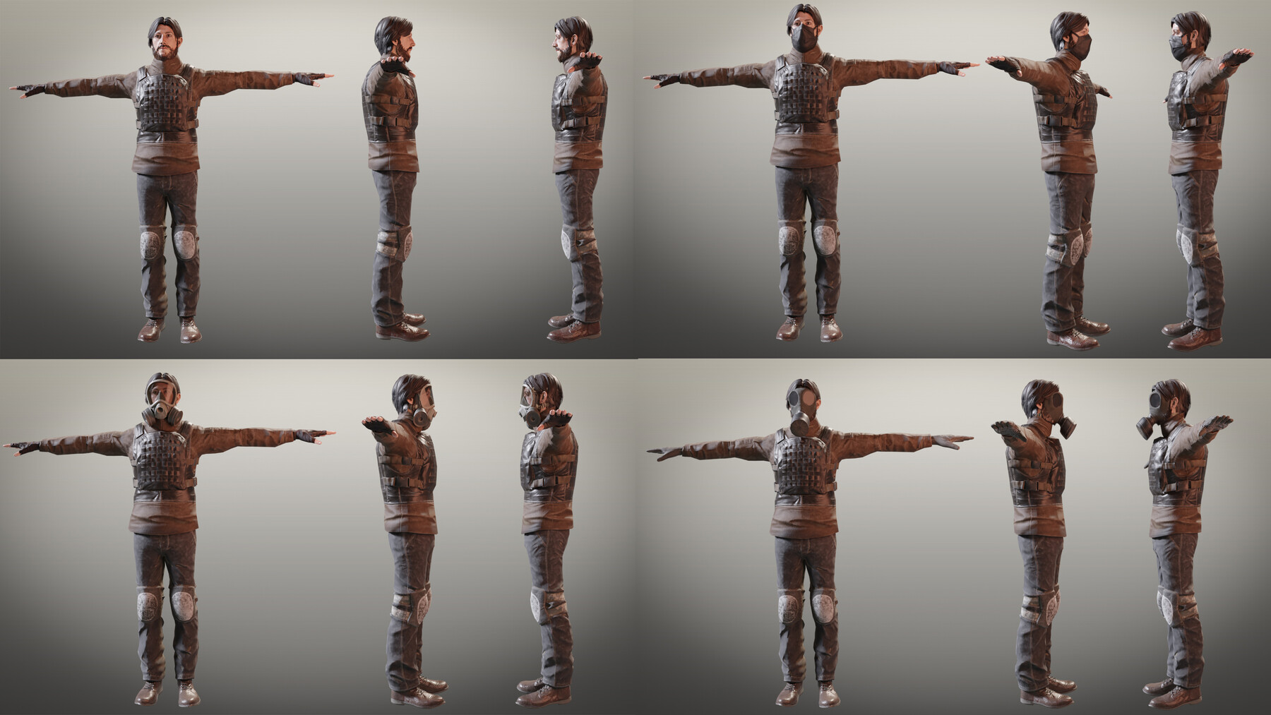 ArtStation - Game-Ready Male character Pack | Game Assets