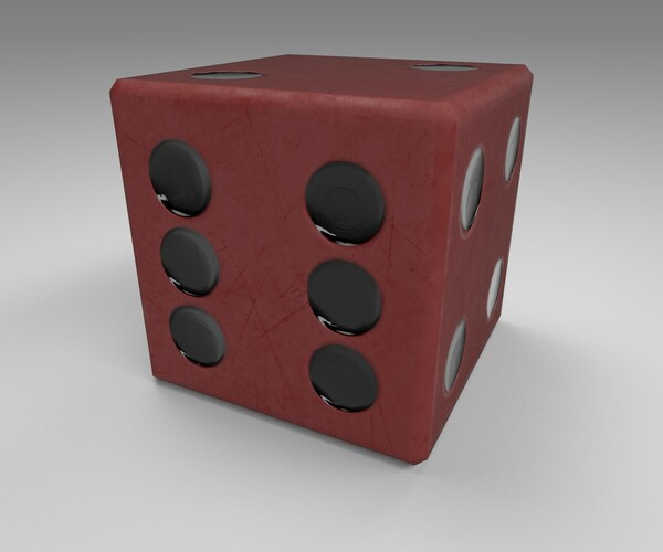 ArtStation - Dice d6 game ready PBR | Game Assets