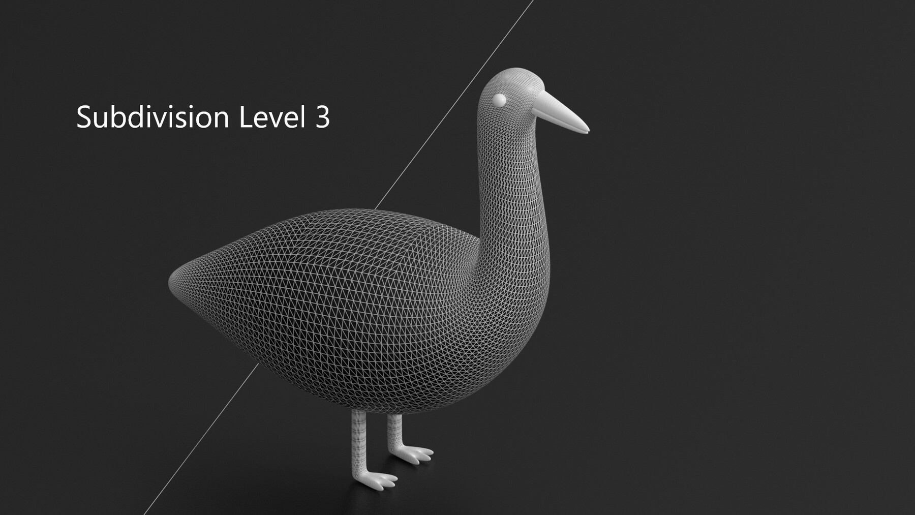 ArtStation - Cartoon Goose 3D model | Resources