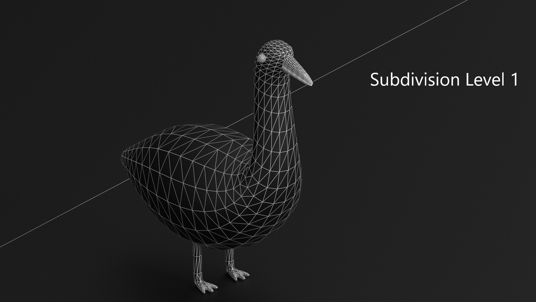 ArtStation - Cartoon Goose 3D model | Resources