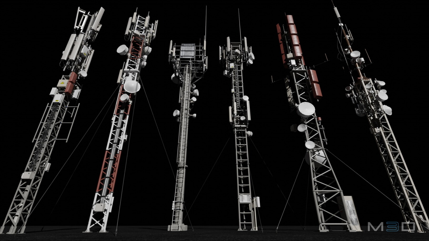 ArtStation - Antennas Collection | Game Assets
