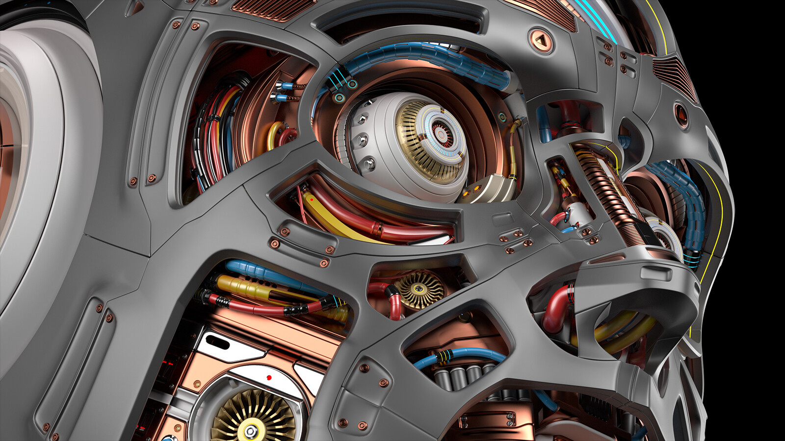 ArtStation - Sci - Fi Robot Head 2 - 3D Model | Resources