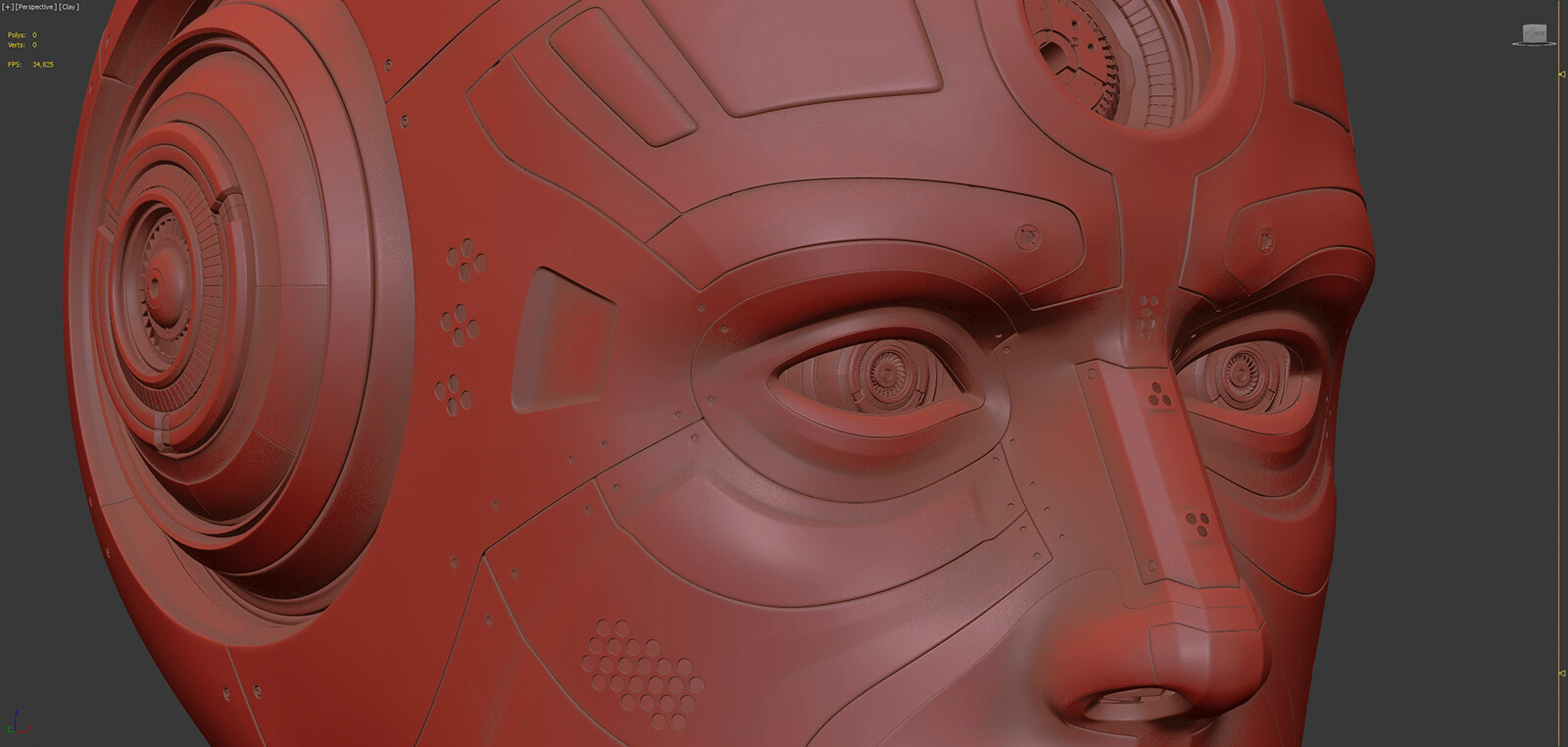 ArtStation - Sci - Fi Robot Head 2 - 3D Model | Resources