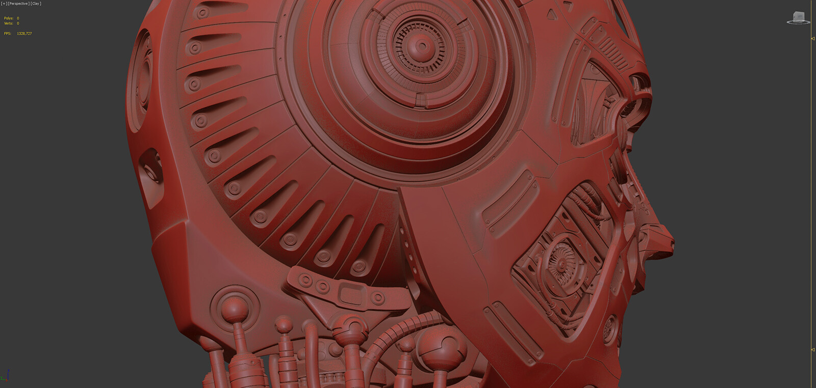 ArtStation - Sci - Fi Robot Head 2 - 3D Model | Resources