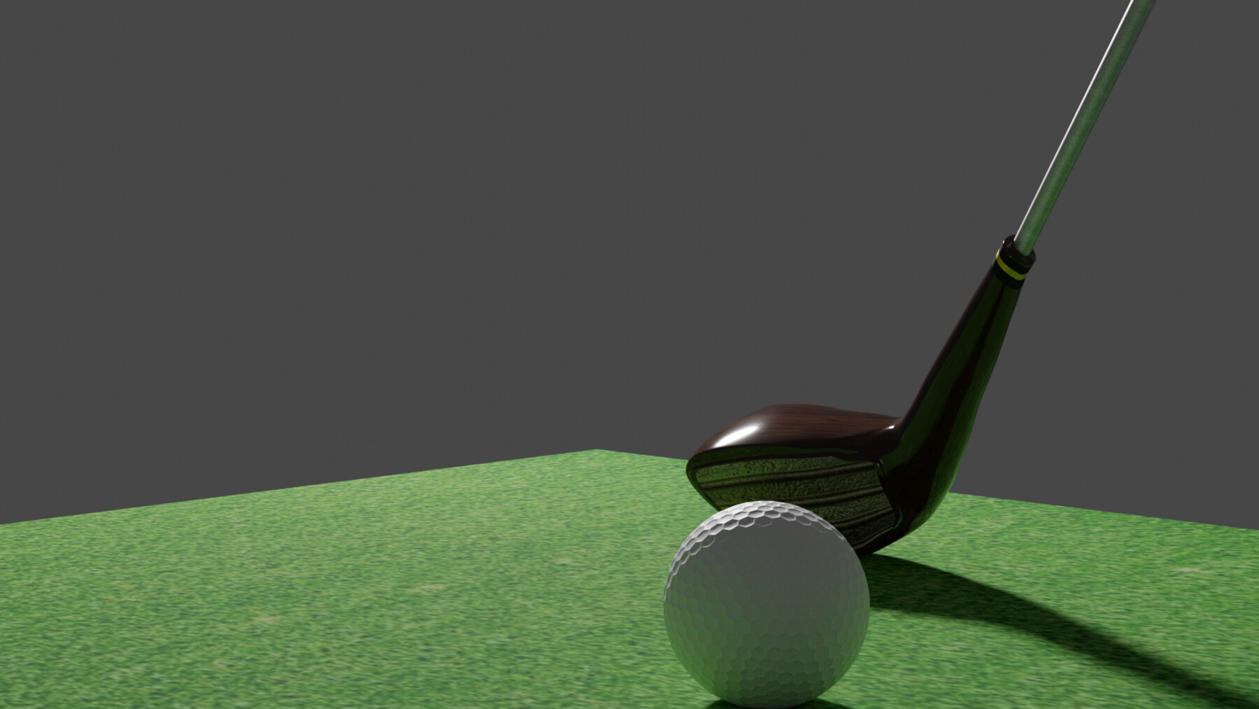 ArtStation - Golf Club and Ball Low-poly 3D model | Game Assets