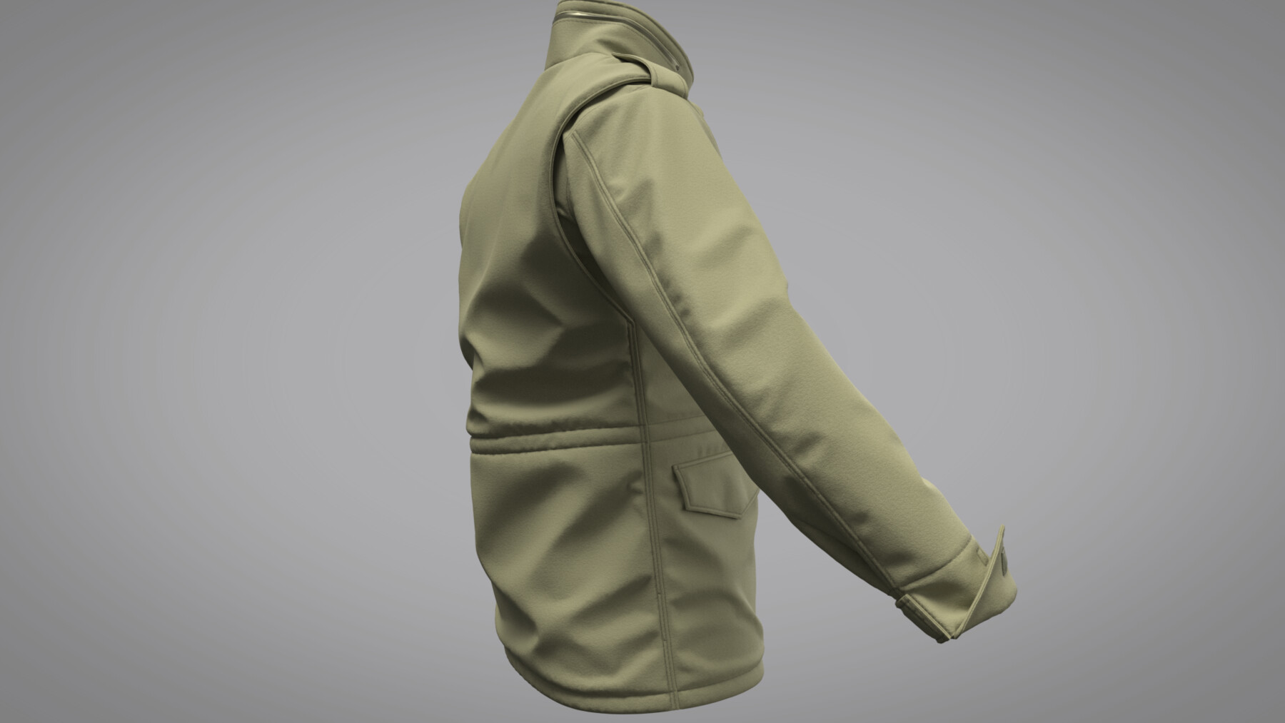 ArtStation - Military Jacket M65 (Marvelous Designer / Clo 3D project ...